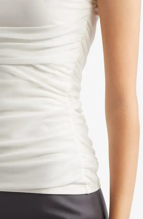 Paloma Wool Vichyl Gathered Overlay Tank