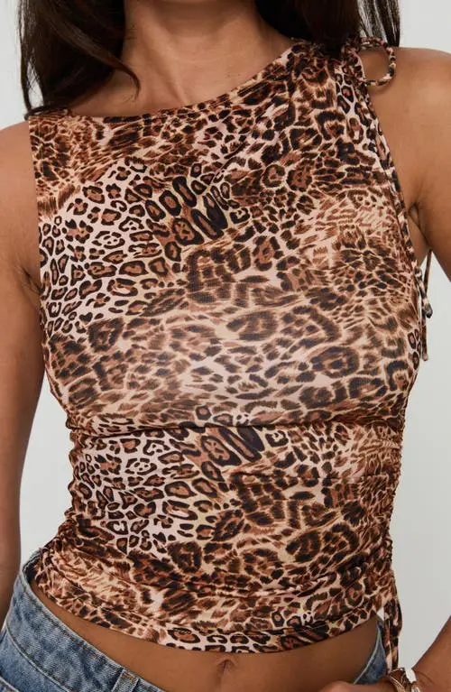 Princess Polly Leopard Sleeveless Top