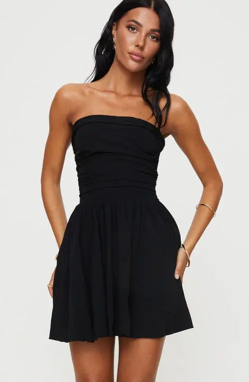 Princess Polly Rashida Mini Dress - Black