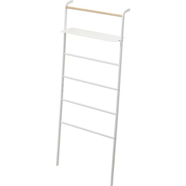 YAMAZAKI Leaning Storage Ladder - White