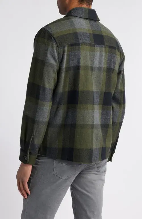 BRAX Santiago Button-up Overshirt - Olive