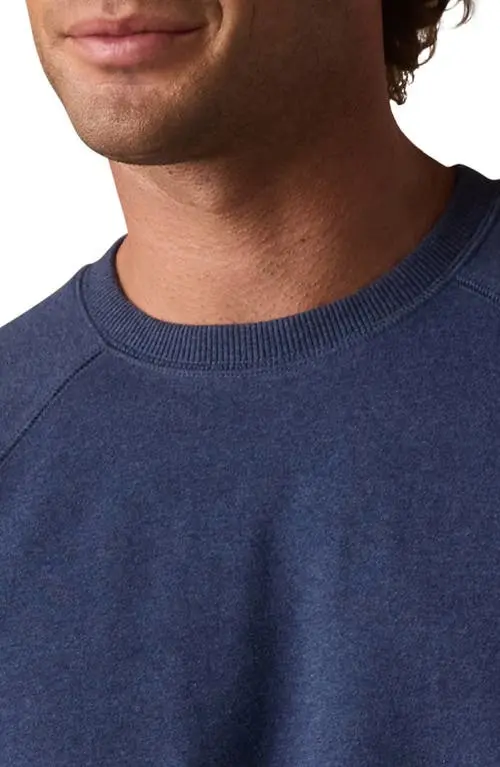 THE NORMAL BRAND Puremeso Everyday Crewneck Sweatshirt - Indigo Blue