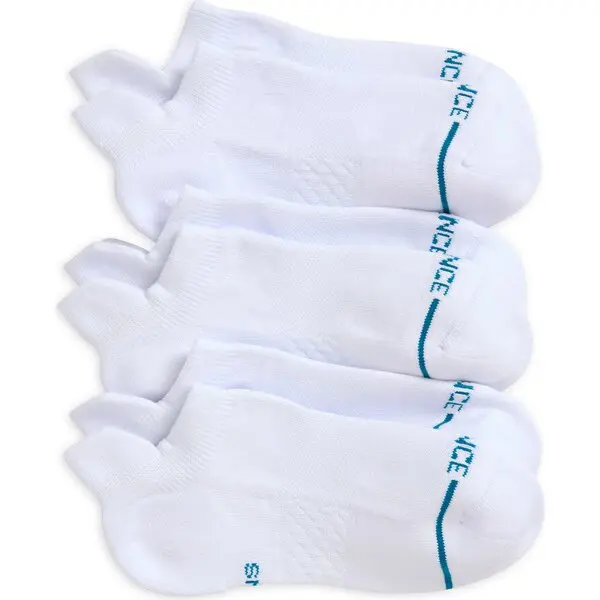 Stance Icon Assorted 3-pack Low Tab Invisible Socks - White