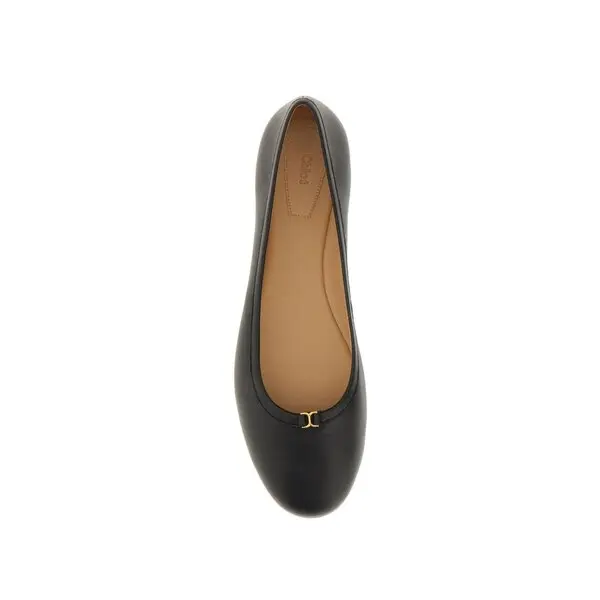 Chloé Leather Ballerina Flats