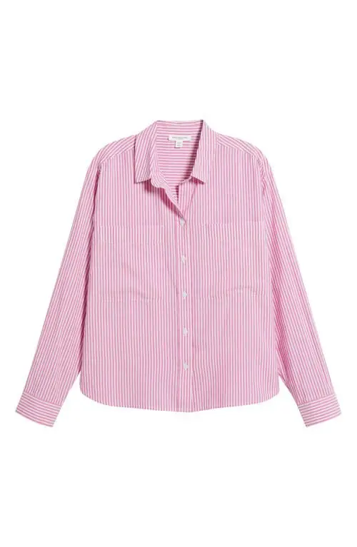 BEACHLUNCHLOUNGE Everlynn Cotton-blend Shirt - Hollywood Cerise