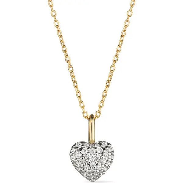 ANA LUISA Heart Pendant Necklace - Gold