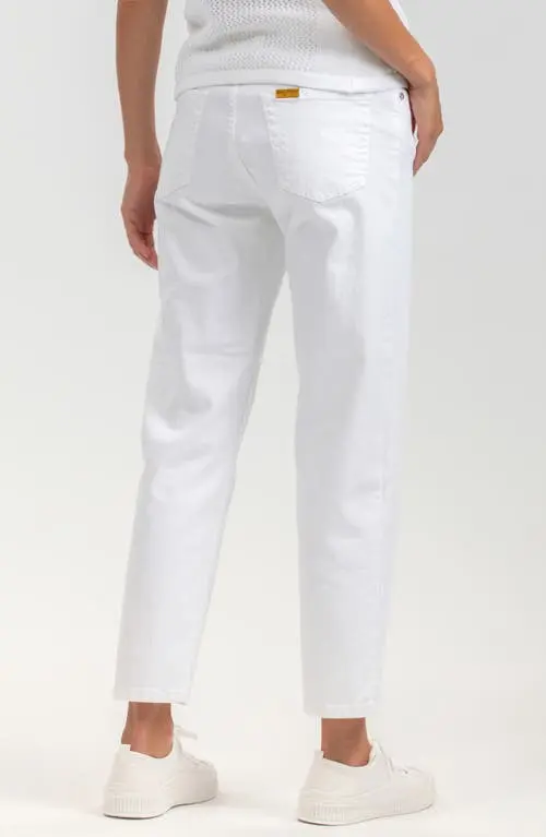 PIETRO BRUNELLI Ankle Straight Leg Mom Jeans
