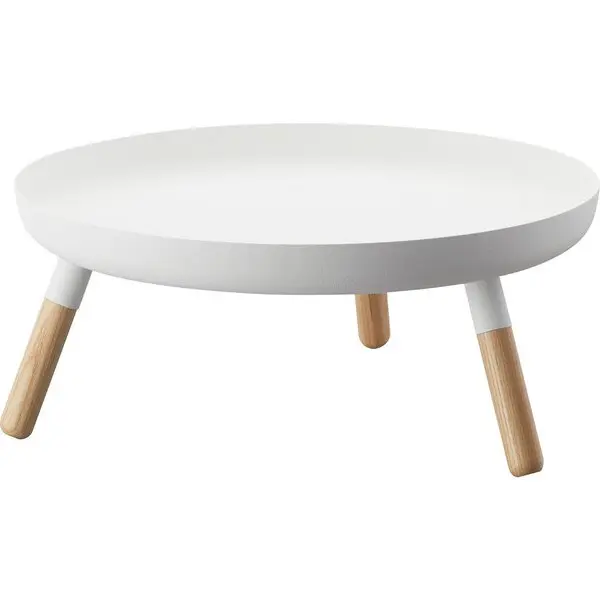 YAMAZAKI Three-leg Tray Table - White