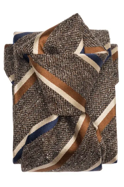 ELIZABETTA Velletri Extra Long Silk Jacquard Tie