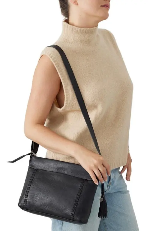 THE SAK Melrose Leather Crossbody Bag - Moss Suede