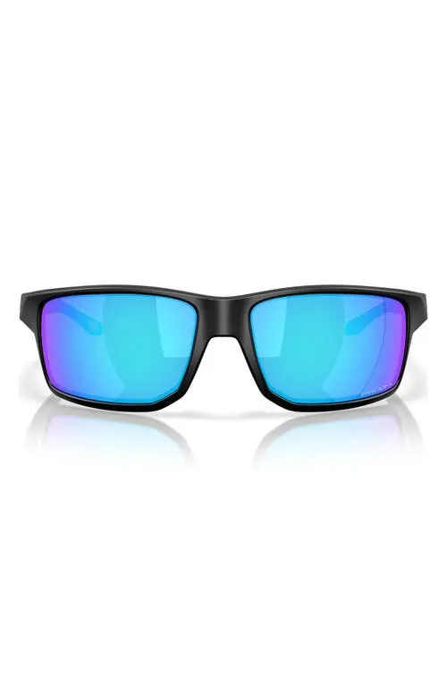 Oakley 62mm Oversized Prizm™ Wrap Sunglasses - Sapphire