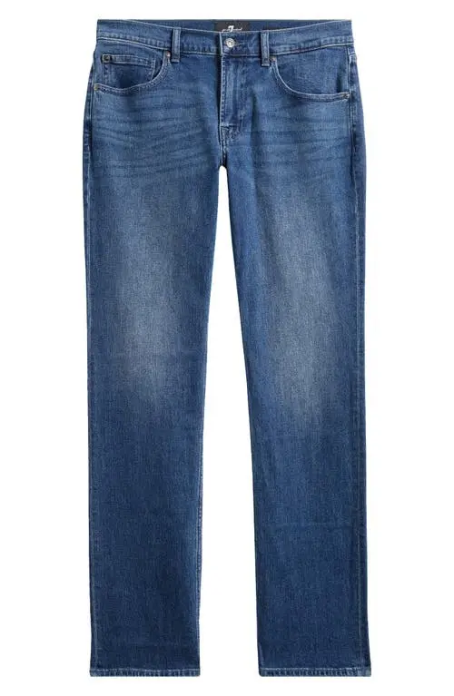 7 For All Mankind The Straight Stretch Cotton Jeans