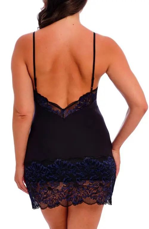 Fantasie Emmaline V-back Lace Chemise - Midnight