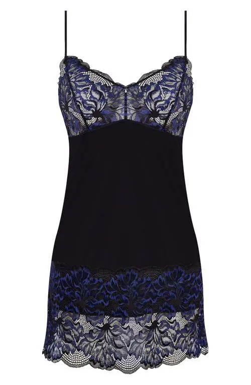 Fantasie Emmaline V-back Lace Chemise - Midnight