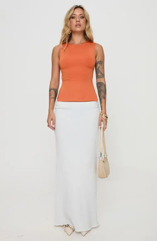 Princess Polly Uzo Metallic Open Back Top