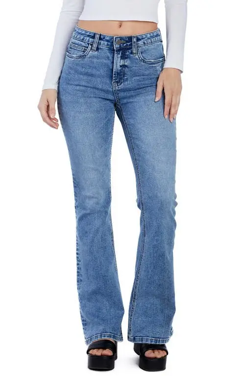 HINT OF BLU High-rise Flare Jeans - Infinite Blue