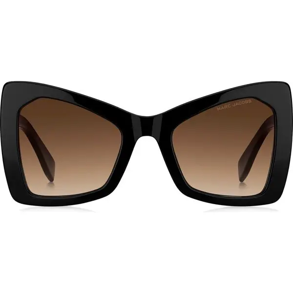Marc Jacobs 52mm Butterfly Sunglasses - Black/ Brown Sf