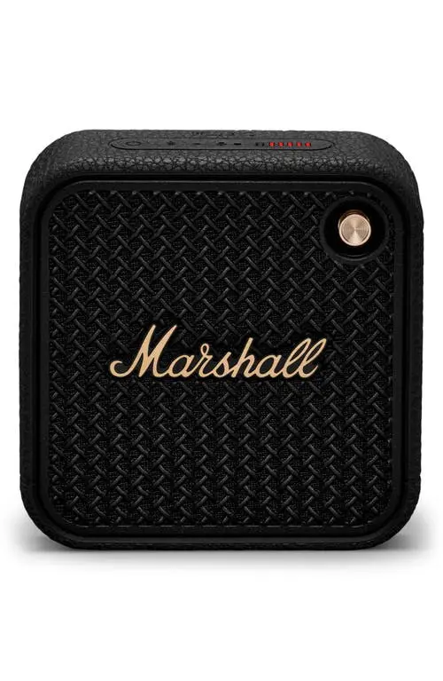 Marshall Willen Ii Portable Bluetooth® Speaker - Black And Brass