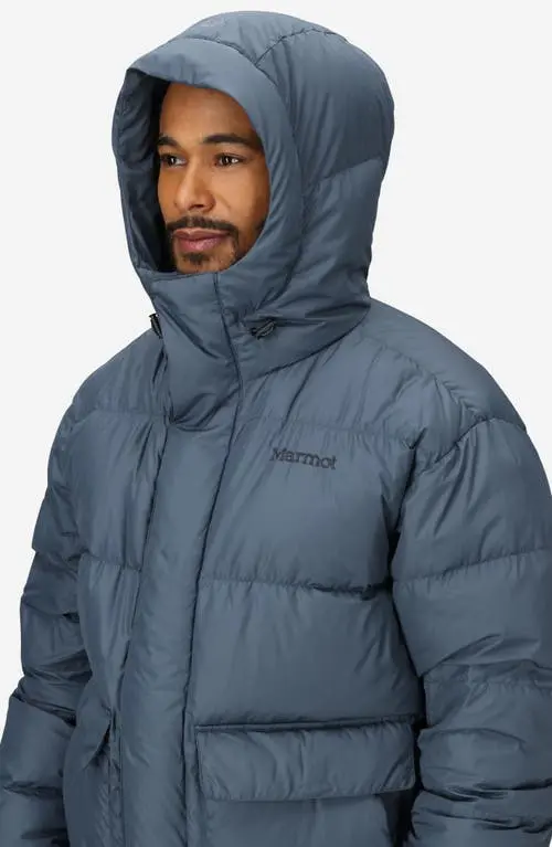 MARMOT Stockholm Hooded 700 Fill Power Down Jacket - Thunderhead