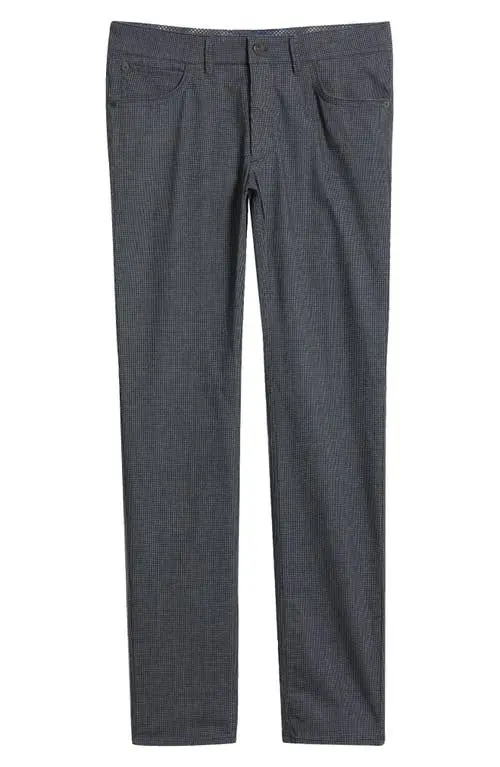 BRAX Chuck Microcheck Stretch Trousers - 23-midnight