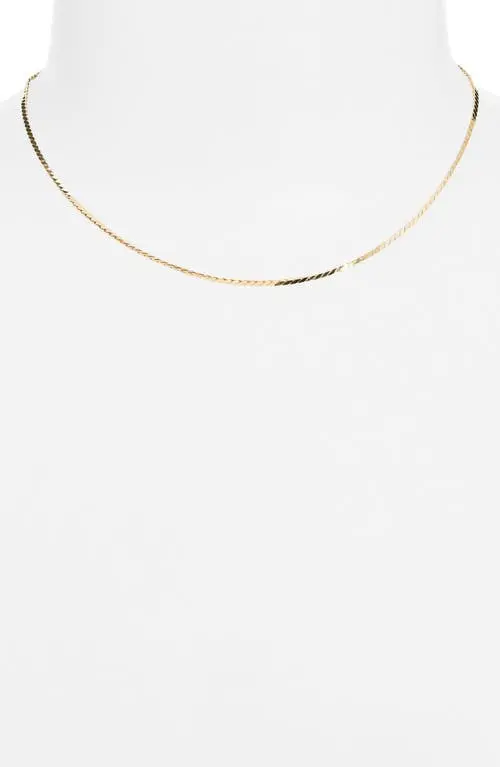 MIRANDA FRYE Bowie Chain Necklace - Gold