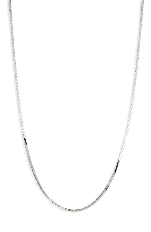 MIRANDA FRYE Bowie Chain Necklace - Silver