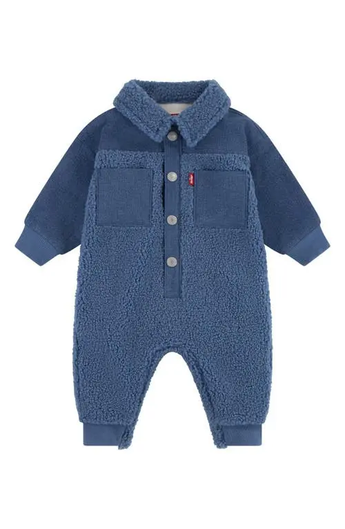 LEVI'S Denim And Fleece Romper
