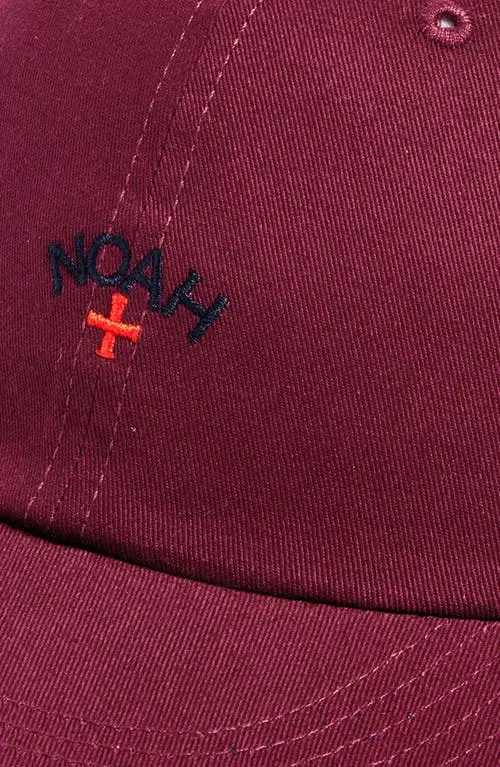 NOAH Core Logo Baseball Cap - Maroon