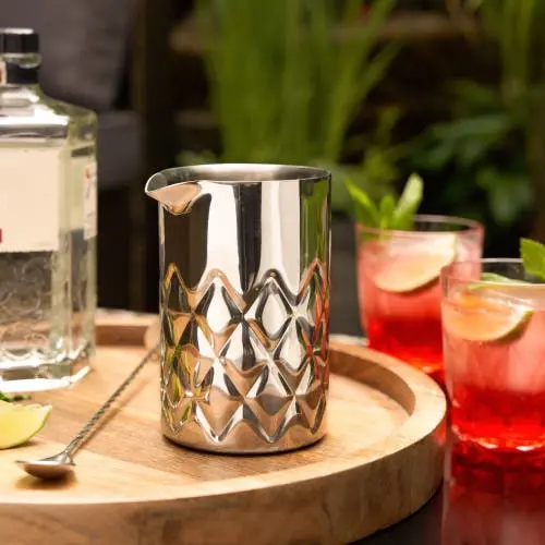 VISKI Admiral Double Walled Mixing Glass In In Stainless Steel