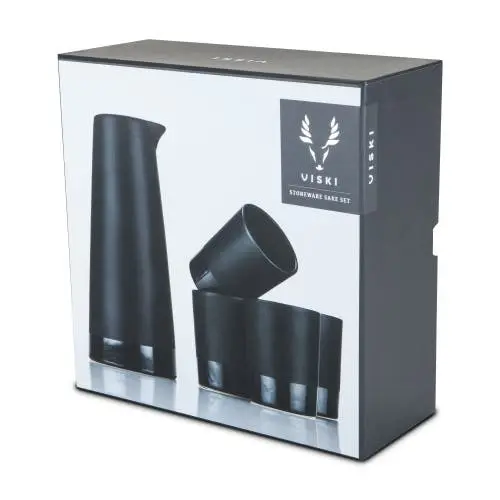 VISKI 5-piece Stoneware Sake Set