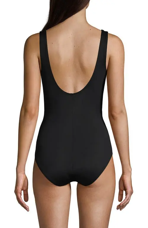LANDS' END Dd-cup Slendersuit One-piece Swimsuit - Black