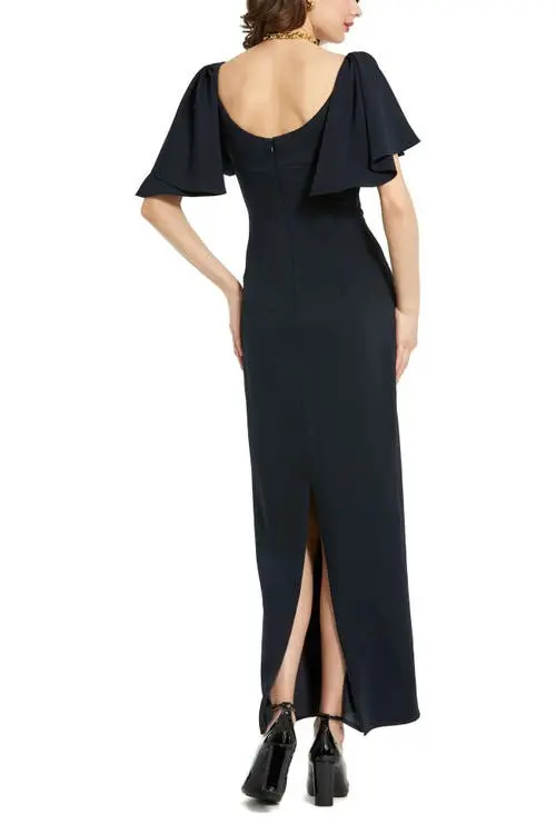navy blue dress for baby girl New Fi Design Women s Slim Fit Ankle-Length Dress with Hooded Collar, Short  Sleeve, Polyester, Solid Pattern from Dhgate Basic & Casual Dresses main image 1