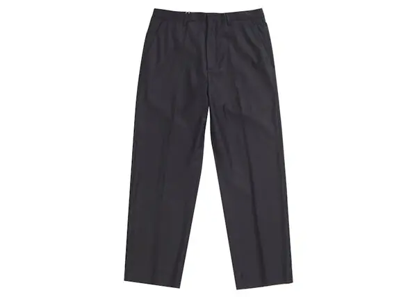 Supreme Striped Wool Trouser - Black