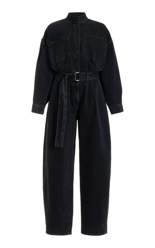FRAME The Cocoon Denim Jumpsuit