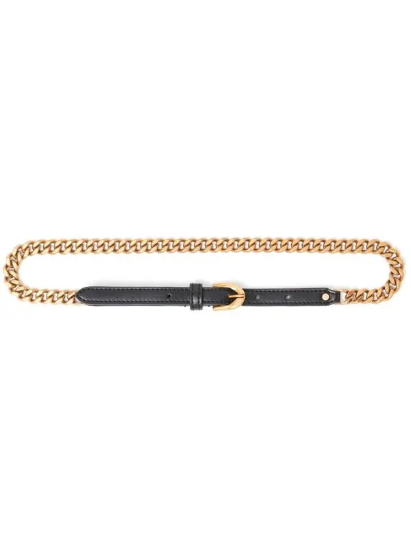 Stella McCartney Chain Detail Belt - Black