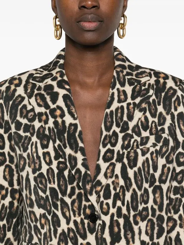 Theory Leopard-pattern Blazer