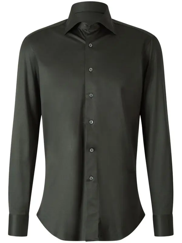 FRAY Cotton Shirt - Green