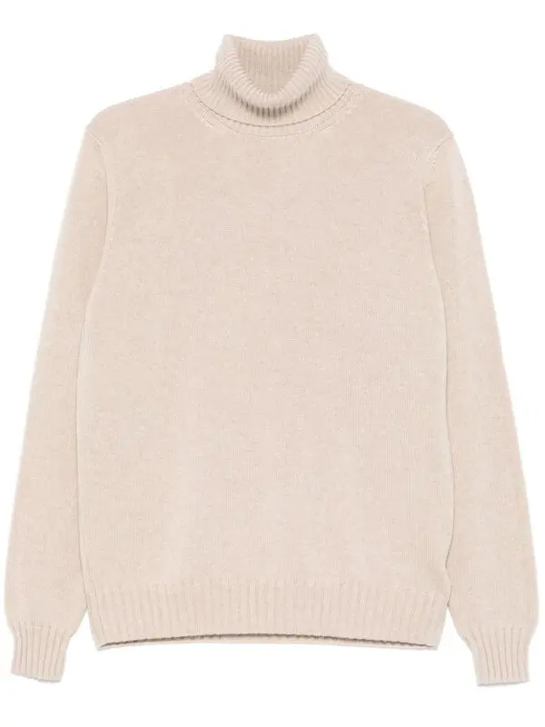 DELL'OGLIO Cashmere Sweater - Neutrals