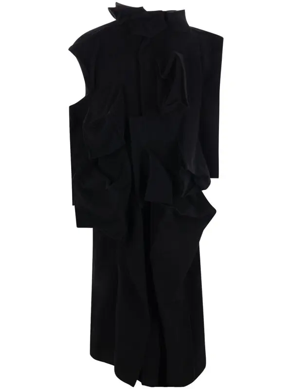 Yohji Yamamoto Draped Maxi Coat