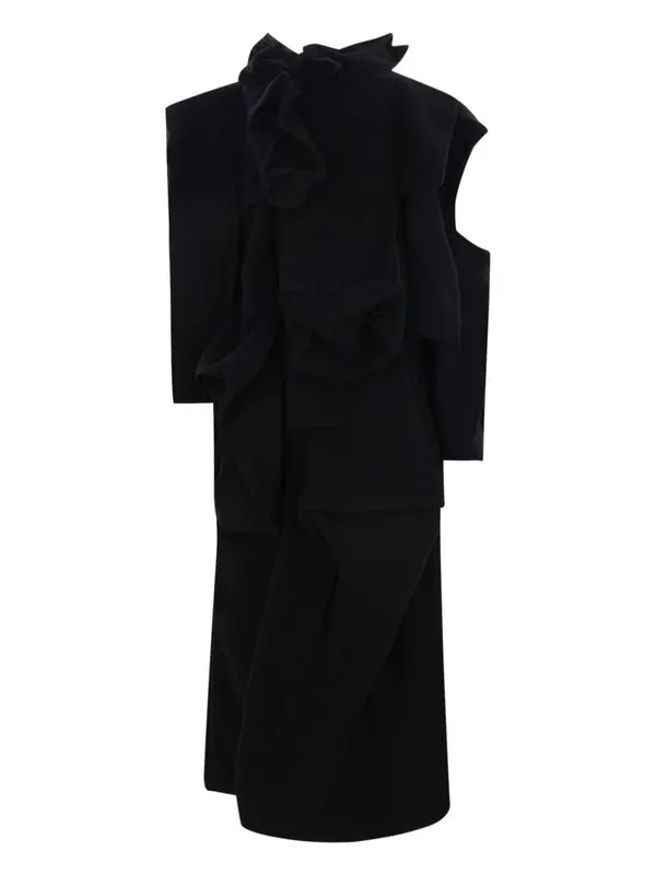 Yohji Yamamoto Draped Maxi Coat