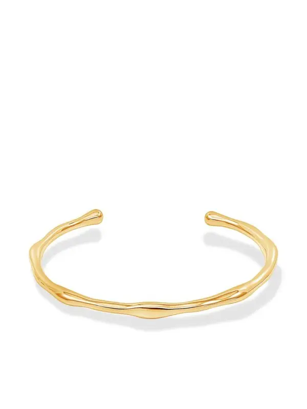DOWER & HALL Waterfall Torque Bracelet - Gold