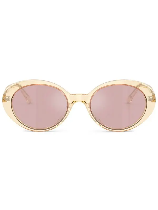 Oliver Spencer Round-frame Sunglasses - Yellow