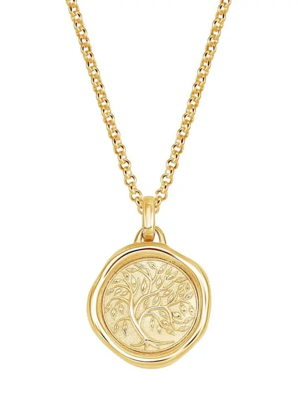 DOWER AND HALL Tree Of Life Pendant Necklace - Gold