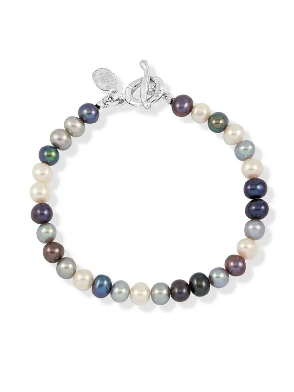 DOWER AND HALL Timeless Pearl Bracelet - Blue