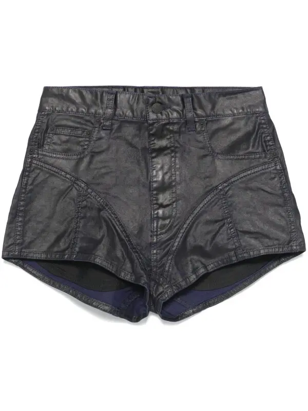 MUGLER Denim Shorts