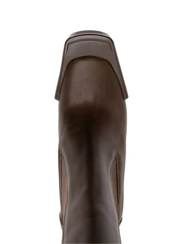 Rick Owens Grilled Wedge Beatle Boots