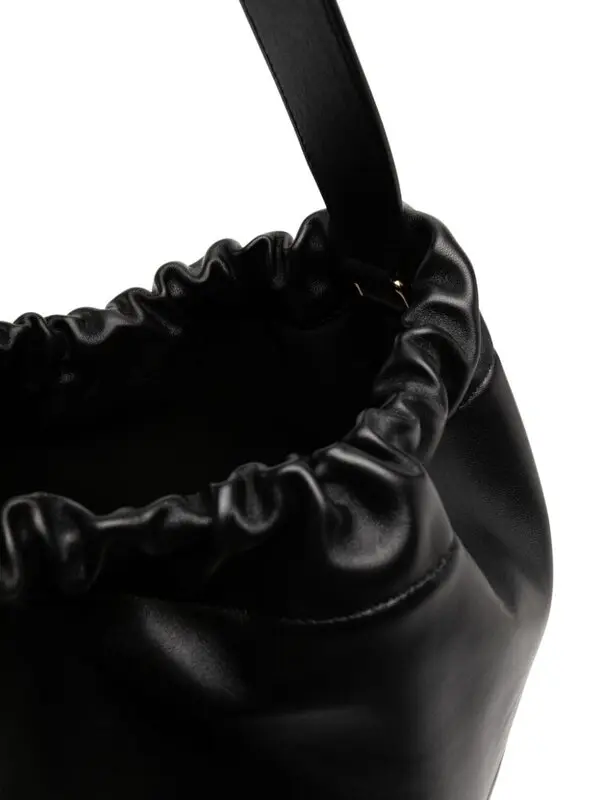 Sacai Corner Metal Drawstring Bag - Black | Editorialist