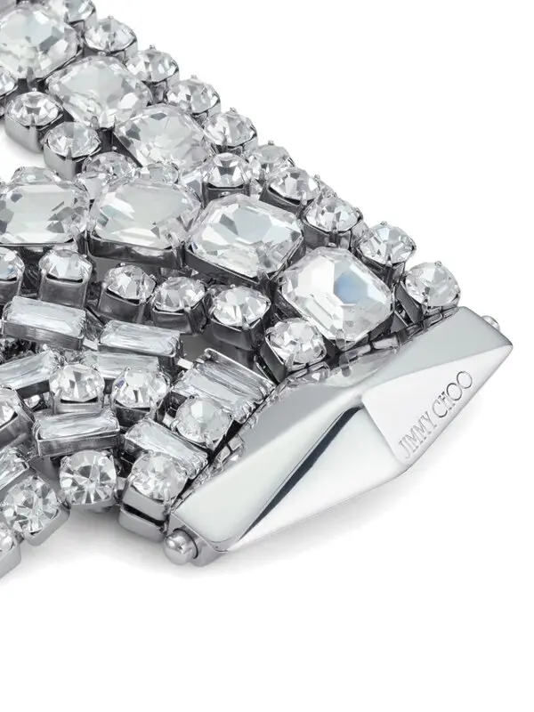 JIMMY CHOO Zandra Crystal Bracelet - Silver