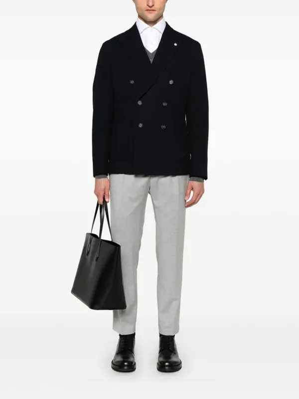 MANUEL RITZ Pleated Trousers - Grey