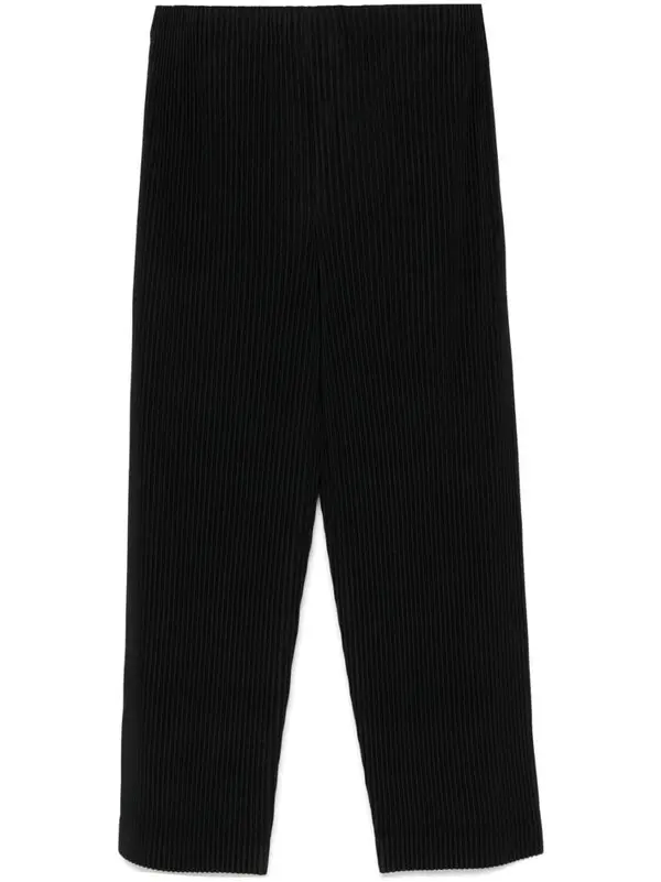 Issey Miyake Plissé Trousers - Black